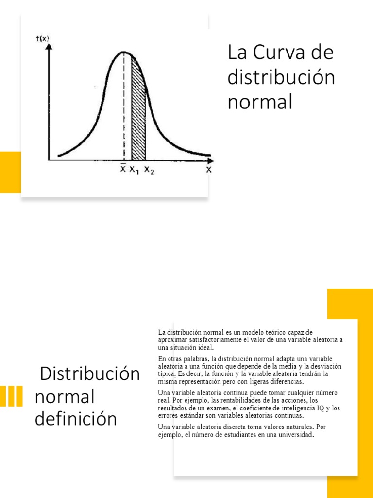 La Curva de Distribución Normal | PDF | Distribución normal ...