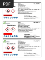 4 - Ficha de Seguridad ACEITE HIDRAULICO (Sga) | PDF