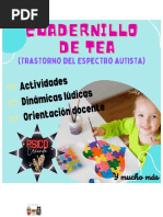 Cuadernillo Actividades para Niños y Niñas Con Autismo (TEA ...