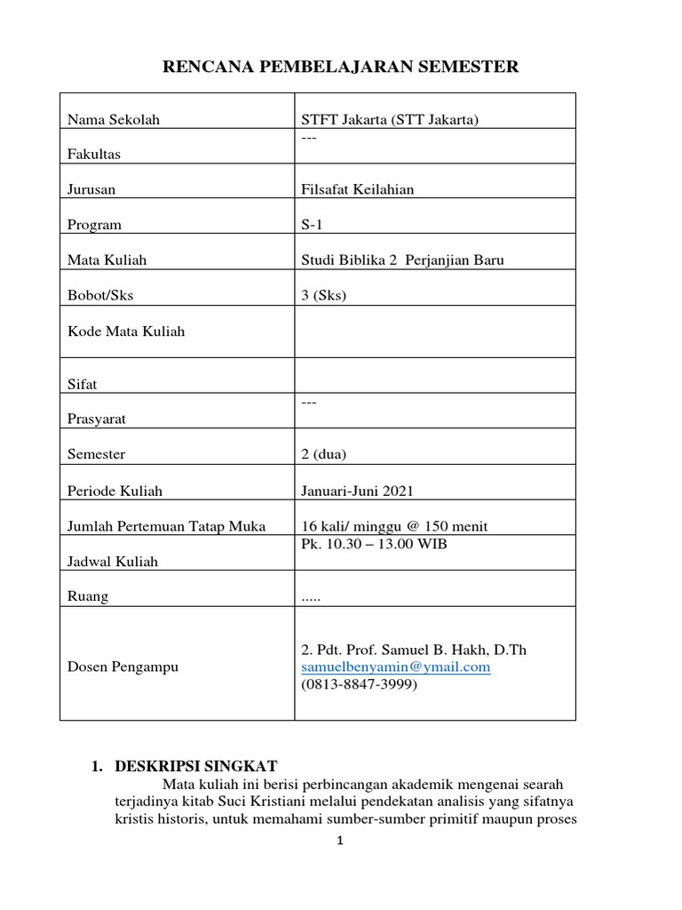 Dokumen-Mengampu-Mk.-Studi-Biblika-Perjanjian-Baru-Program-Sarjana | PDF