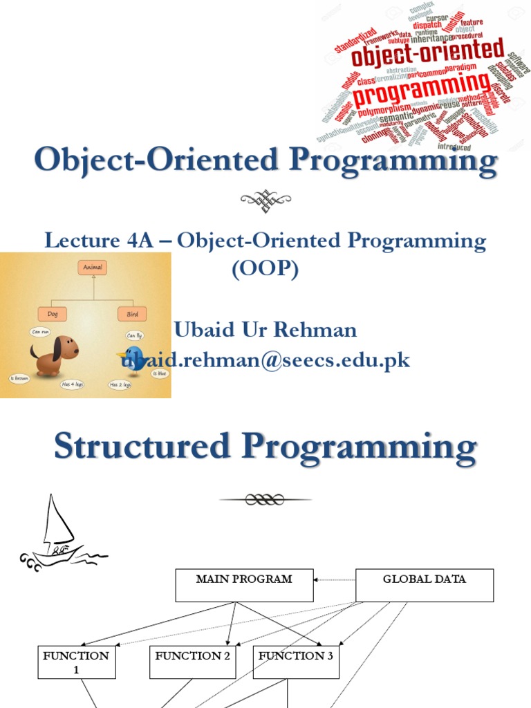 3 Slide Oop Pdf Object Oriented Programming Method Computer 9884