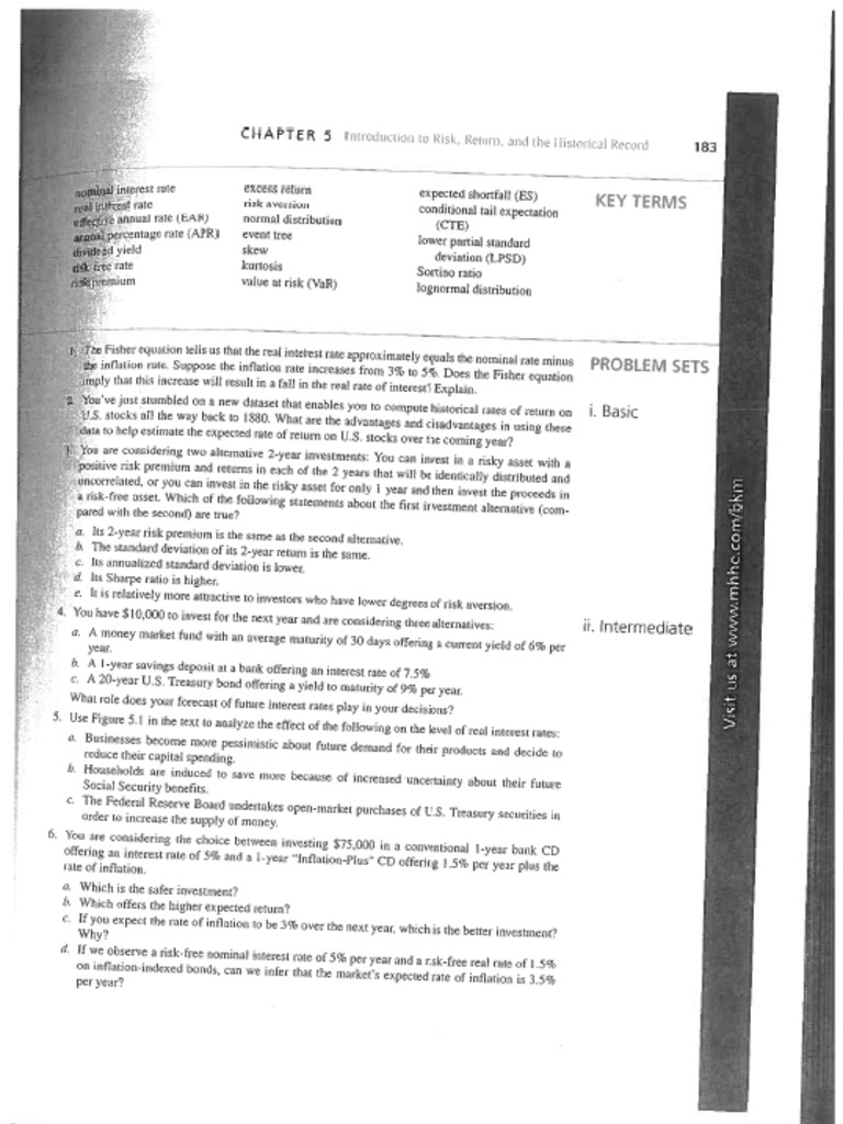 Chapter 5 Exercises | PDF