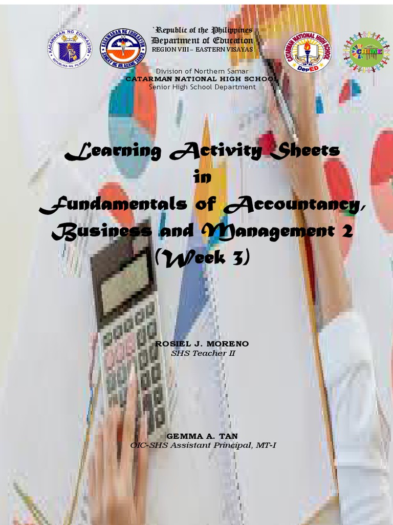 Fabm2 Learning-Activity-3 - PDF | PDF | Income Statement | Inventory