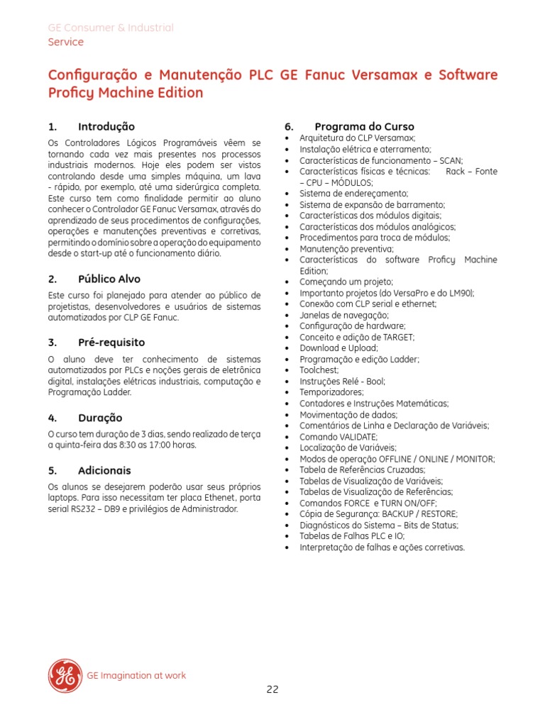 CLP GE Fanuc Versamax Micro e Software Proficy Machine Edition | PDF CLP GE Fanuc Versamax Micro e Software Proficy Machine Edition | PDF