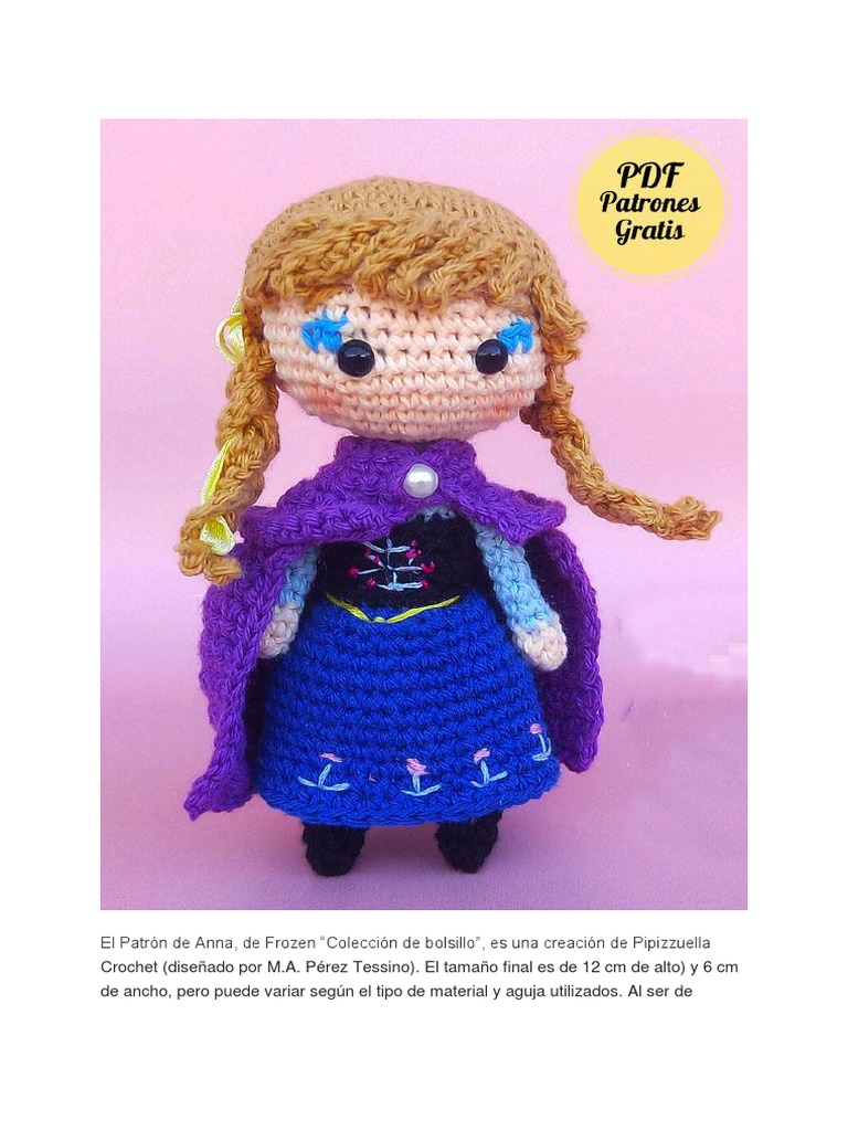 Anna de Frozen Muneca Patron PDF Gratis en Espanol | PDF