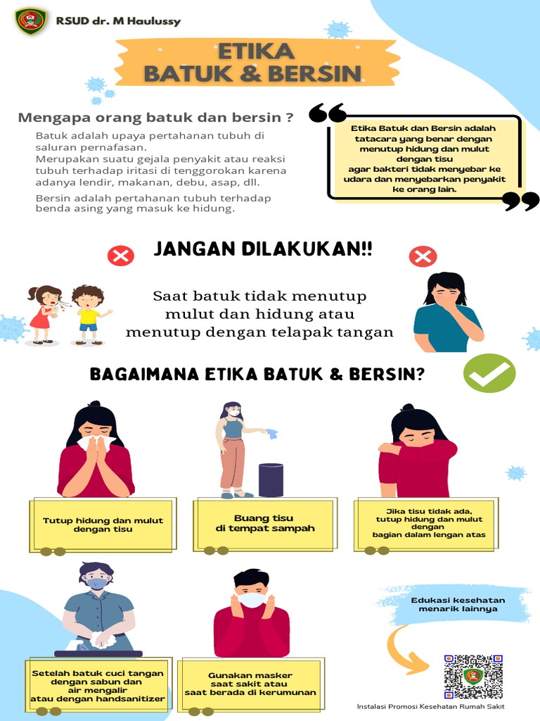 Banner - Etika Batuk - Bersin - RSUD Dr. M. Haulussy | PDF