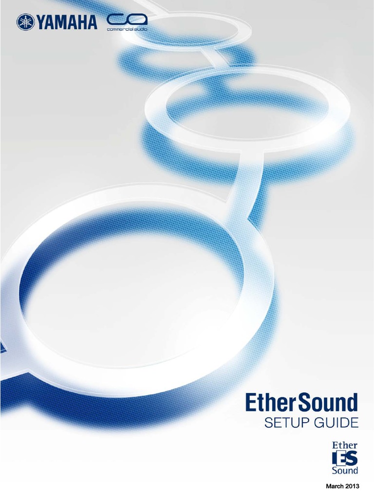 Ethersound Setup Guide En V1 2 Download Free Pdf Network Topology