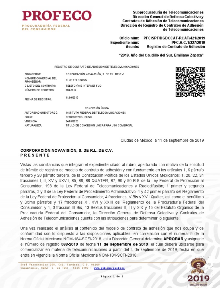 Corporación Novavisión, S. de R.L. de C.V. Presente | PDF | Internet ...