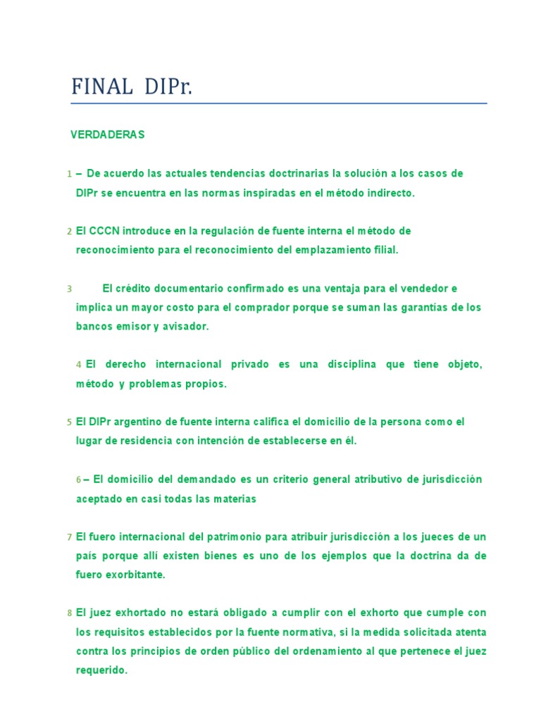 FINAL DIPr-3 Final DIP Kennedy | PDF | Convenio europeo de derechos humanos | Jurisdicción