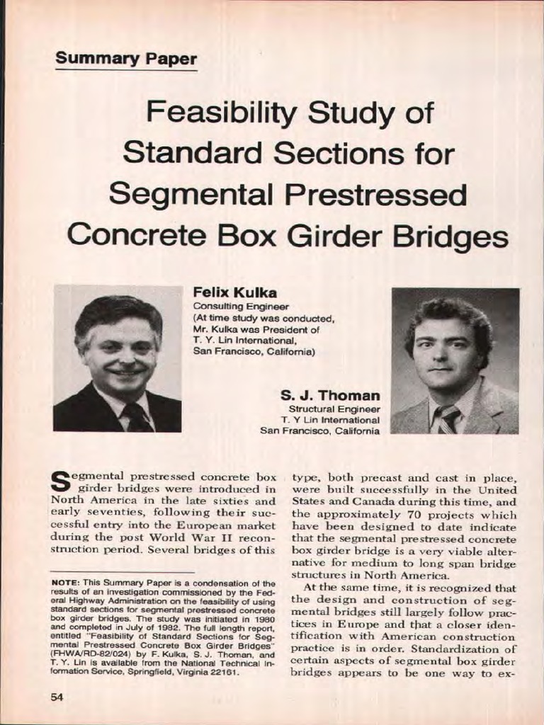 JL-83-September-October Feasibility Study of Standard Sections For ...