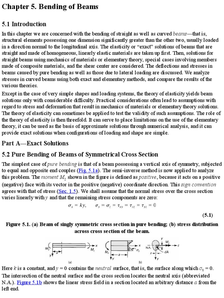 Capitulo 5 - Flexion en Vigas PDF | PDF | Bending | Beam (Structure)