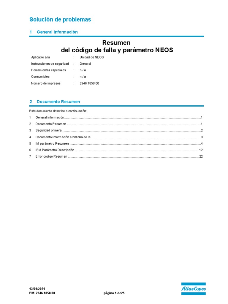 Codigos de Falla NEOS | PDF | Frecuencia | Ingenieria Eléctrica