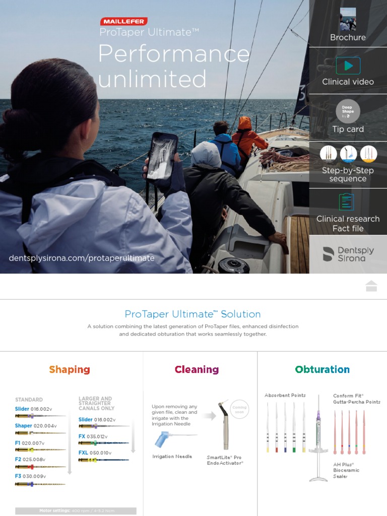 END Brochure Interactive ProTaper Ultimate ROW EN | PDF | Dentistry ...