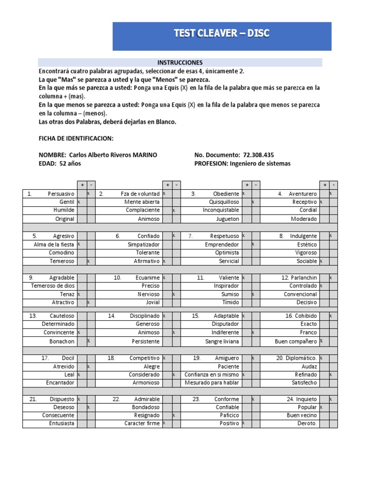 Cleaver Disc (1) Envio Carlos Riveros | PDF