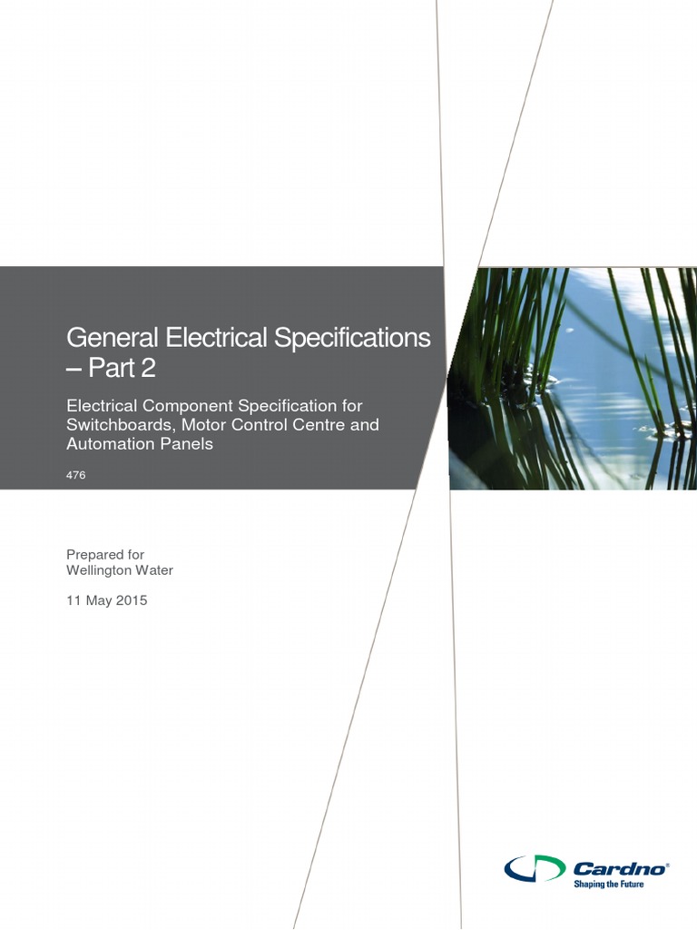 476-E-011 General Electrical Specification - Part 2 - Components | Download Free PDF | Fuse ...