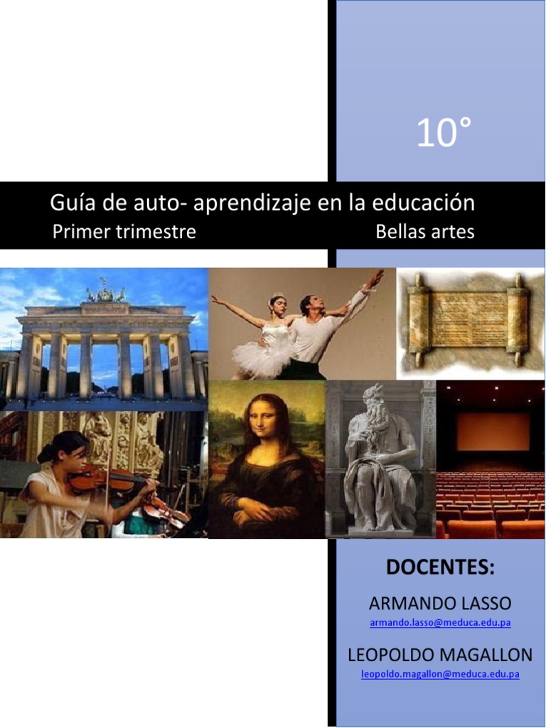 Guias de Aprendizaje - 10mo Grado-Bellas Artes-Musica-1er Trimestre ...