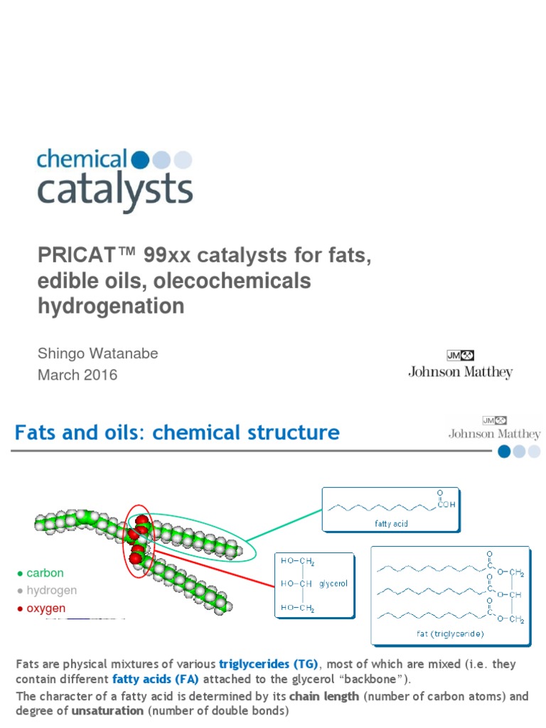 PRICAT™ Catalysts for Edible Oil Hydrogenation | PDF | Vegetable Oil ...