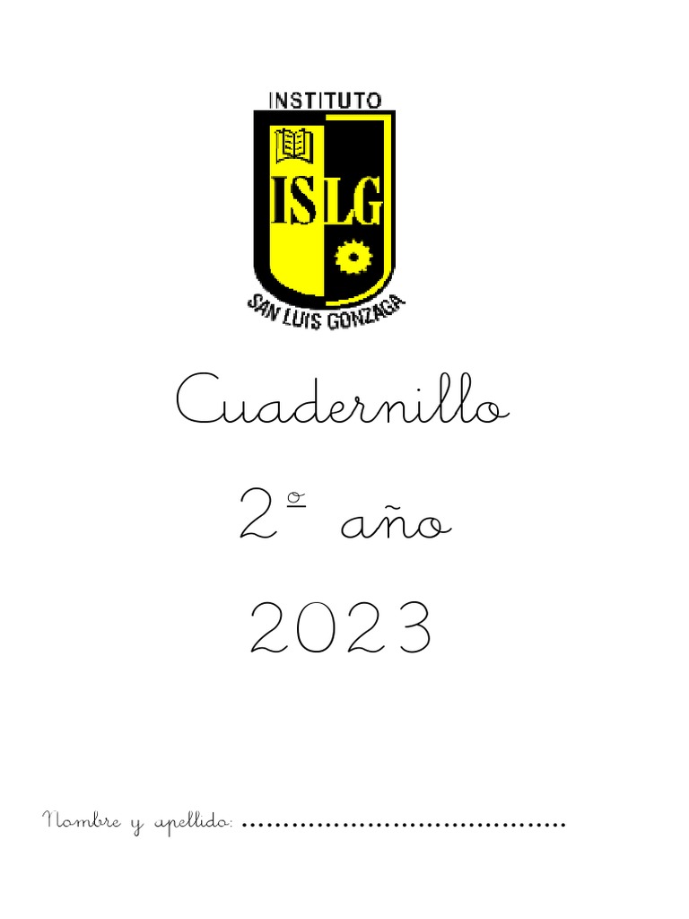 Cuadernillo 2do 2023 PDF | PDF