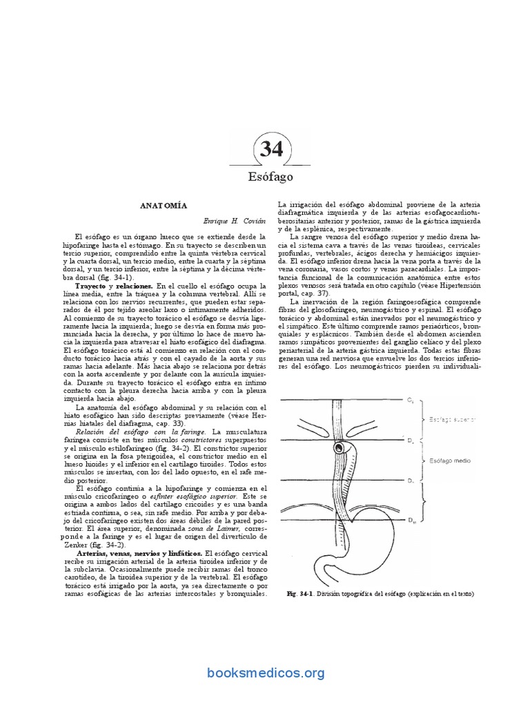 Cirugia de Michans 5a Esofago | PDF | La enfermedad por reflujo ...