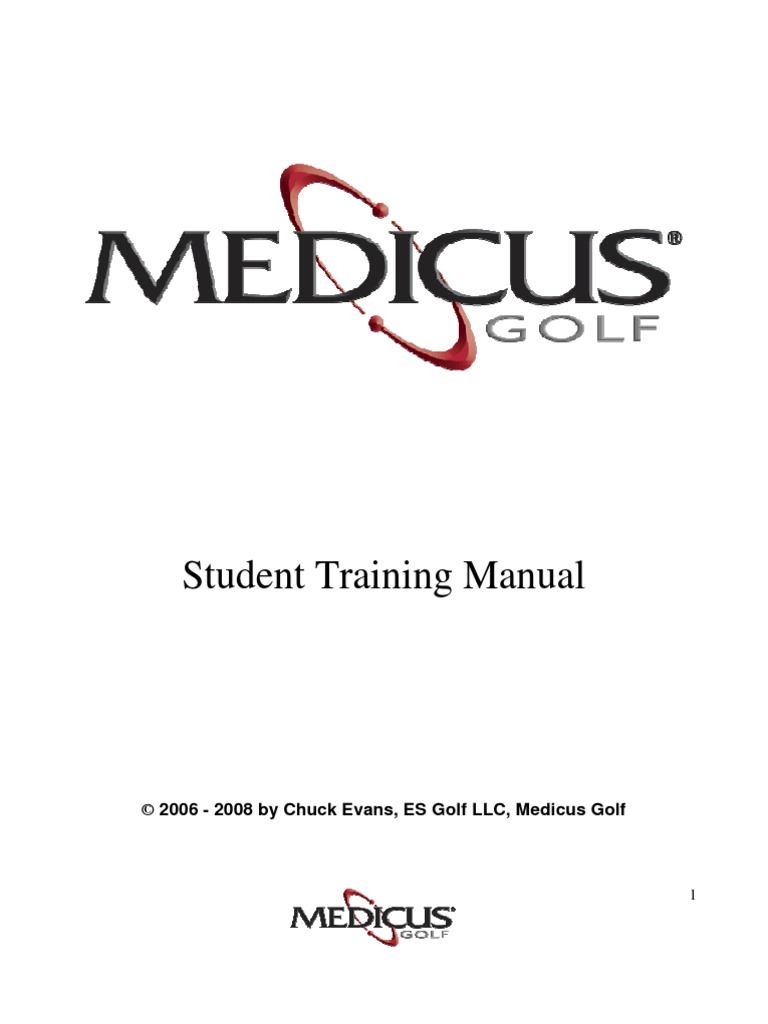 Medicus Golf Student Manual 2008 | PDF | Golf Stroke Mechanics | Golf ...