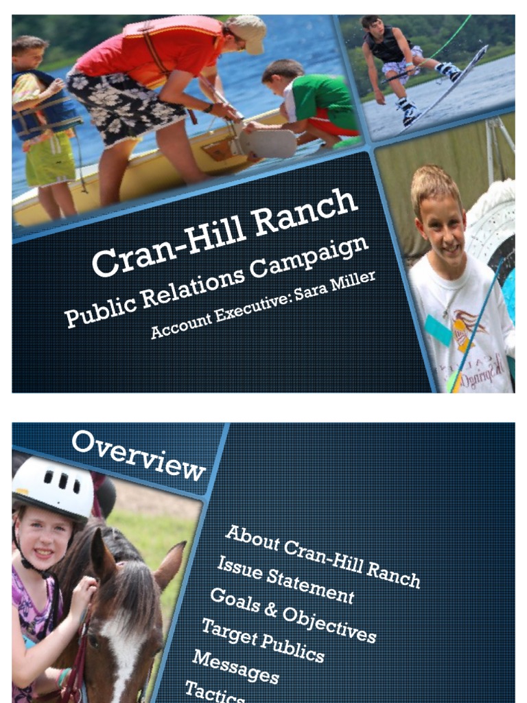 Cran-Hill Ranch Presentation | PDF | Camping | Campsite