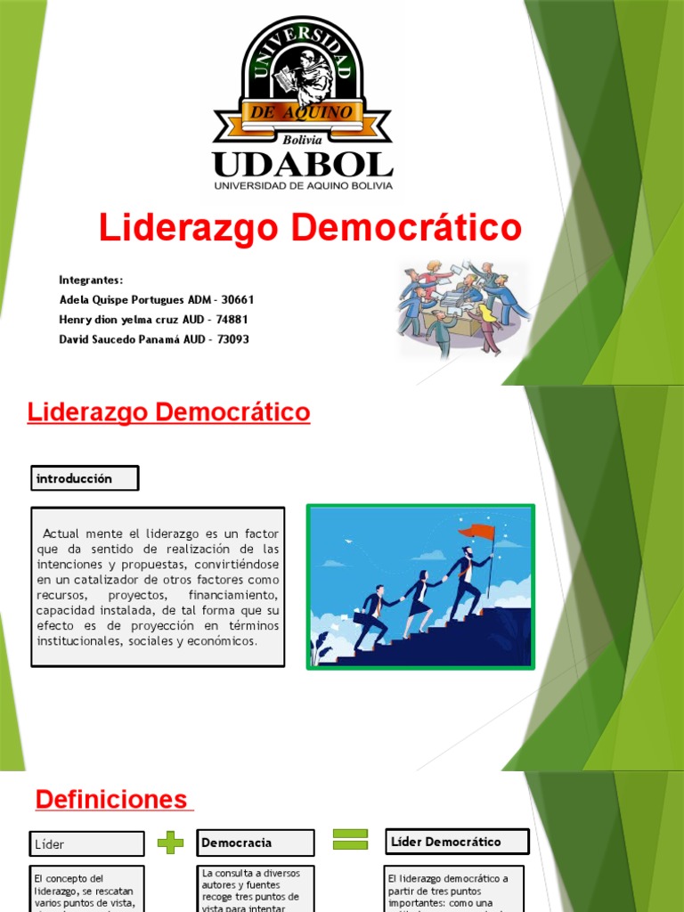 Liderazgo Democrático | PDF | Democracia | Ideologías políticas