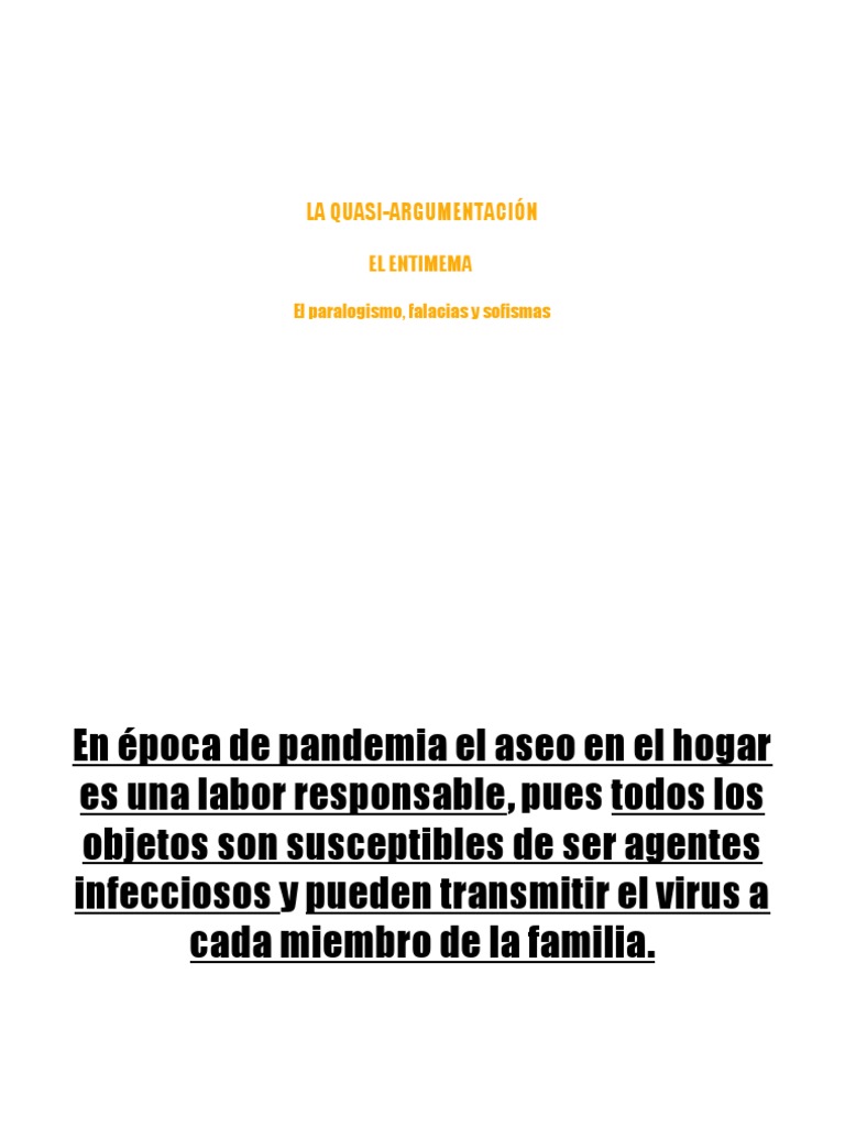 PARALOGISMO | PDF | Falacia