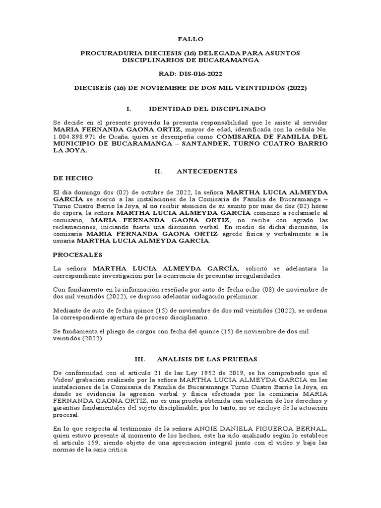 FALLO | PDF | Justicia | Crimen y violencia