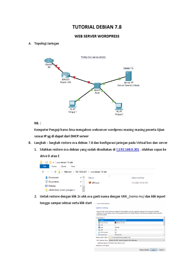 Tutorial Debian 7 Ukk | PDF