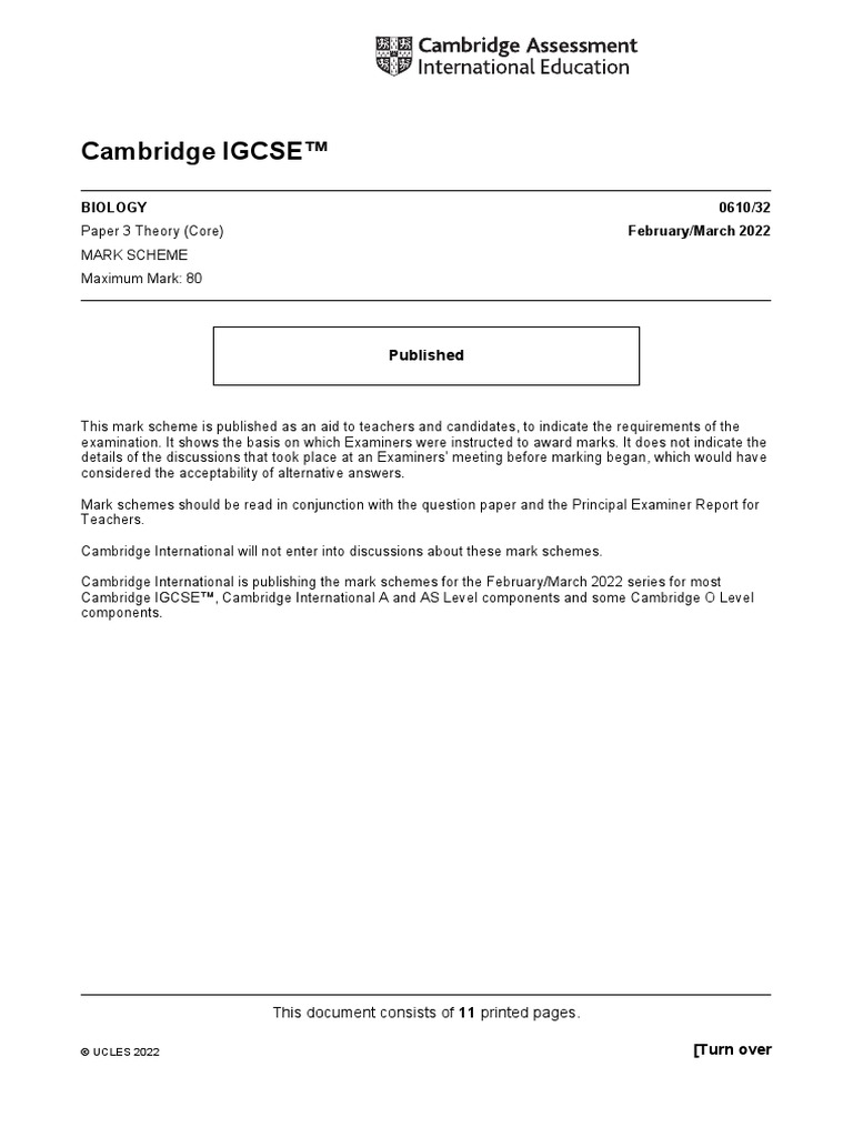 0610 m22 Ms 32 PDF | PDF | Stoma | Sperm