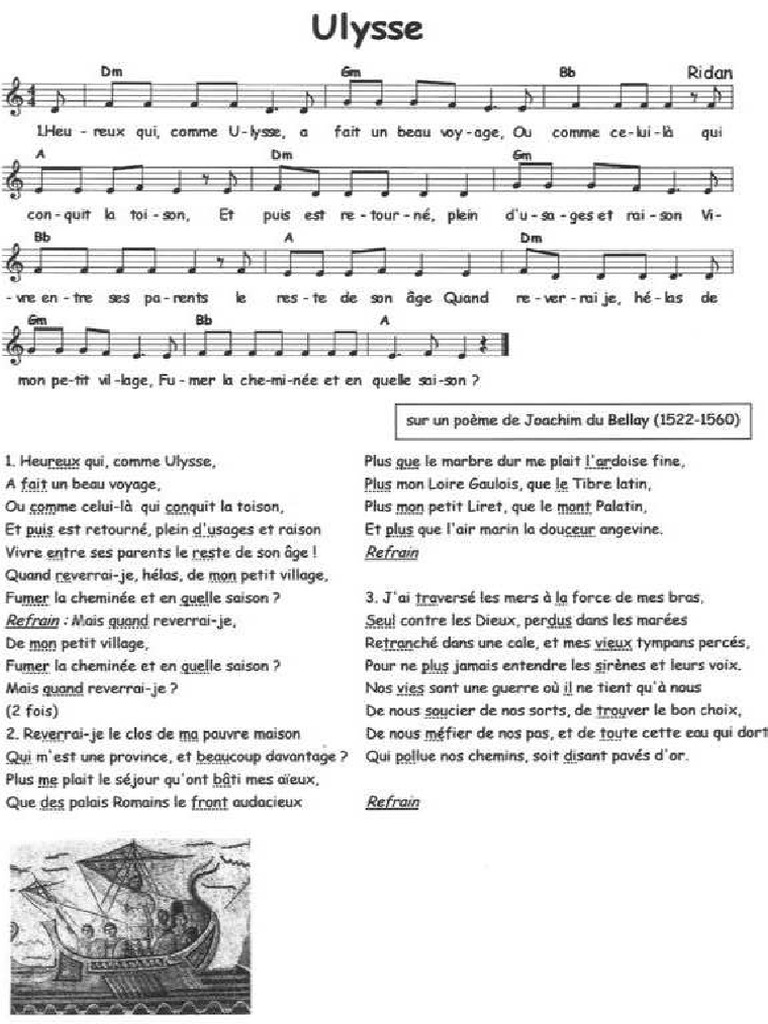 Ulysse Paroles DM | PDF