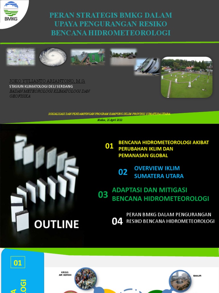 Peran Strategis BMKG Dalam Upaya Pengurangan Resiko Bencana Hidrometeorologi | PDF
