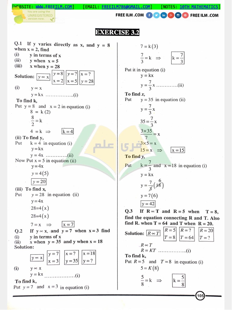 10th Math CH 3 Ex 3.2 PDF | PDF