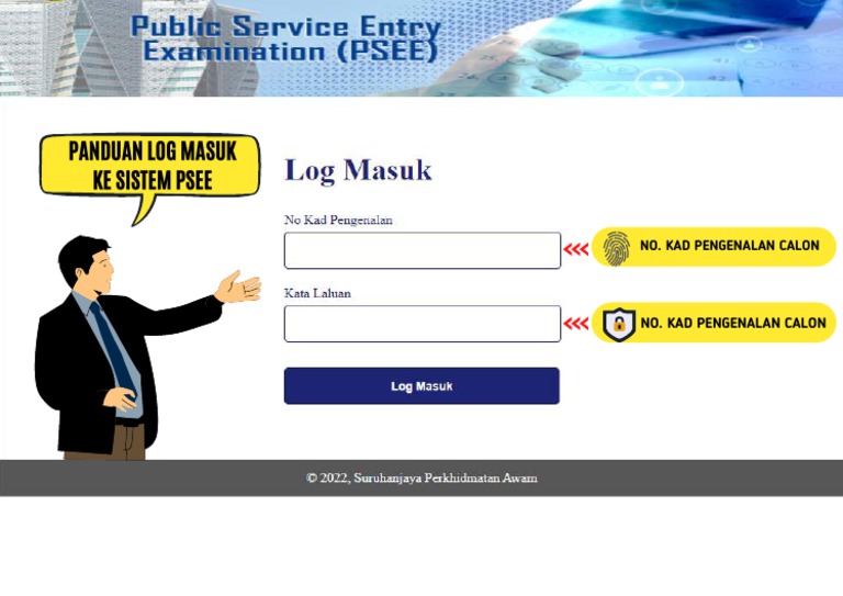 Panduan Id Pengguna Dan Kata Laluan Calon | PDF