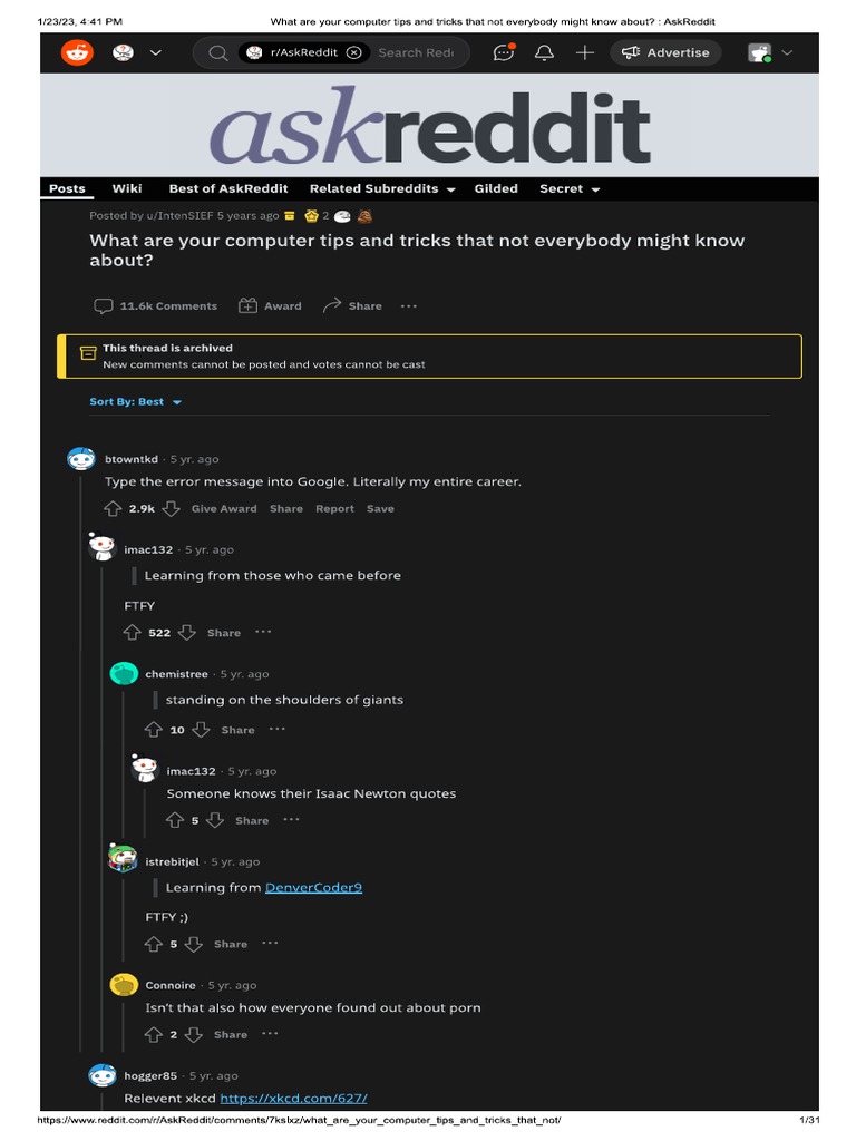Computer Tricks and Tips | PDF