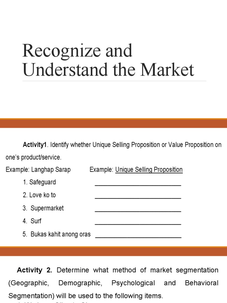 Market Segmentation and Value Propositions | PDF | Market Segmentation | Marketing