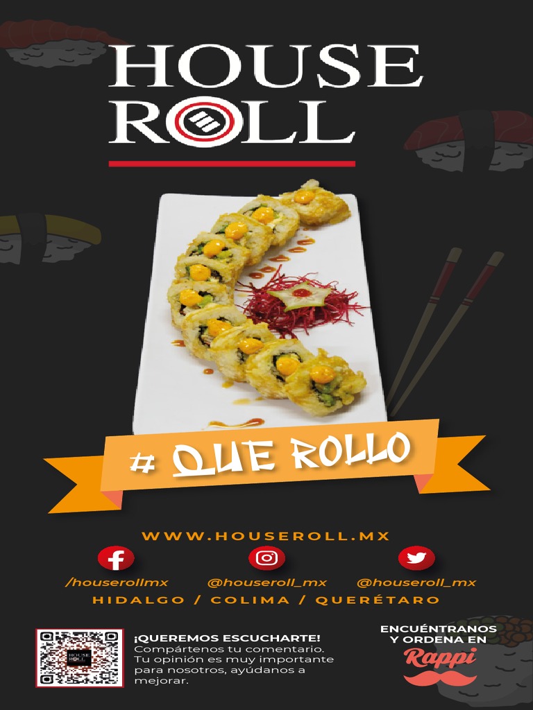 Menú House Roll - Sin Alcohol PDF | PDF | Mariscos | Ramen