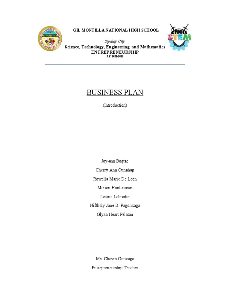 Mini Freshstem Supermarket Business Plan | PDF | Economies | Food And Drink