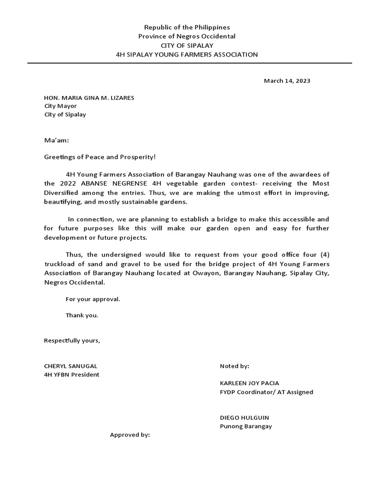 Sand and Gravel Request | PDF