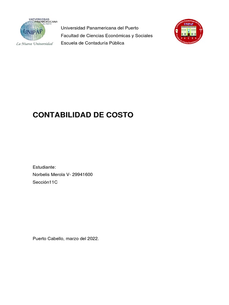 Contabilidad de Costos Cuadro Comparativo PDF | PDF Contabilidad de Costos Cuadro Comparativo PDF | PDF