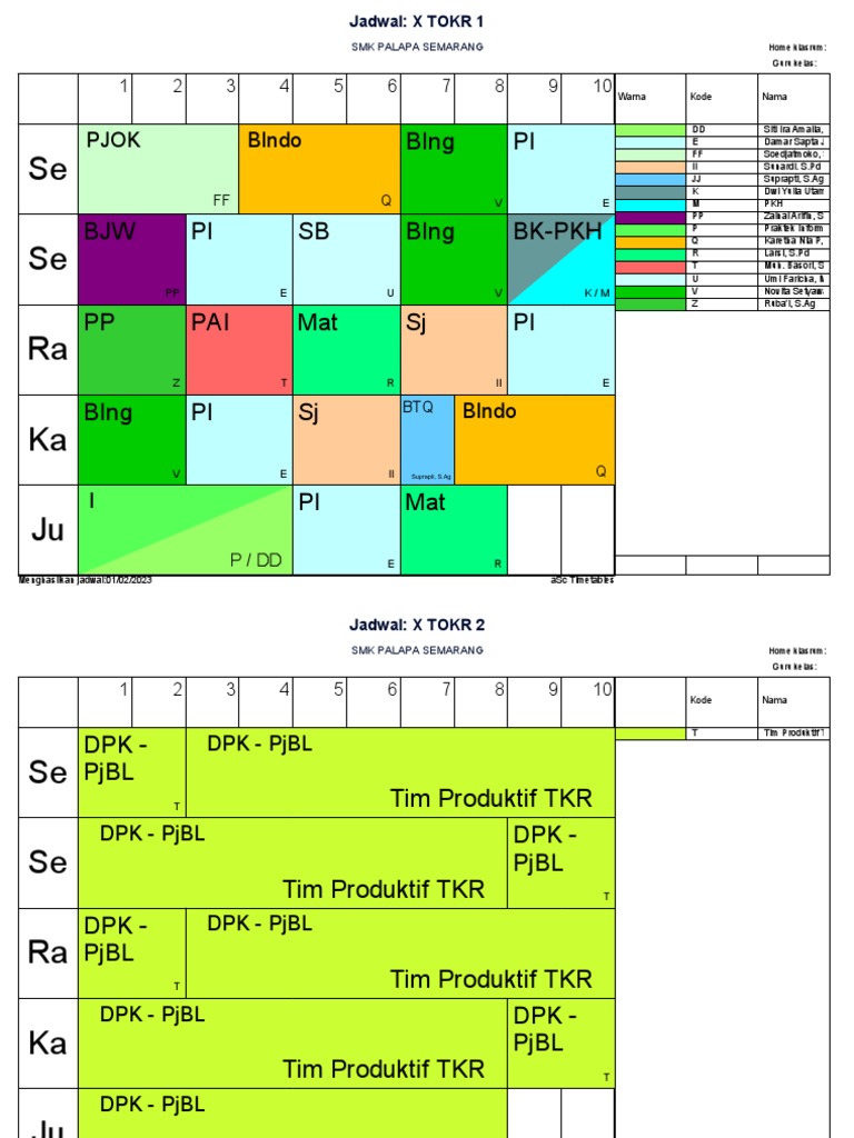 Jadwal PJBL Tahap 2 Revisi | PDF