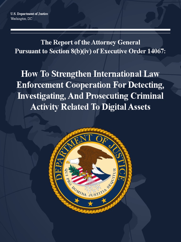 DOJ Cybercrime Report 2022 | PDF | Money Laundering | Cryptocurrency