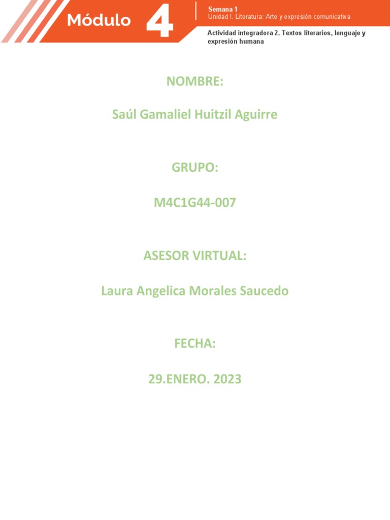 Modulo 4 Actividad Integradora 2 | PDF