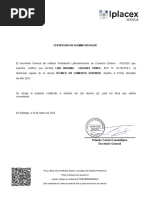 Certificado Iacc | PDF