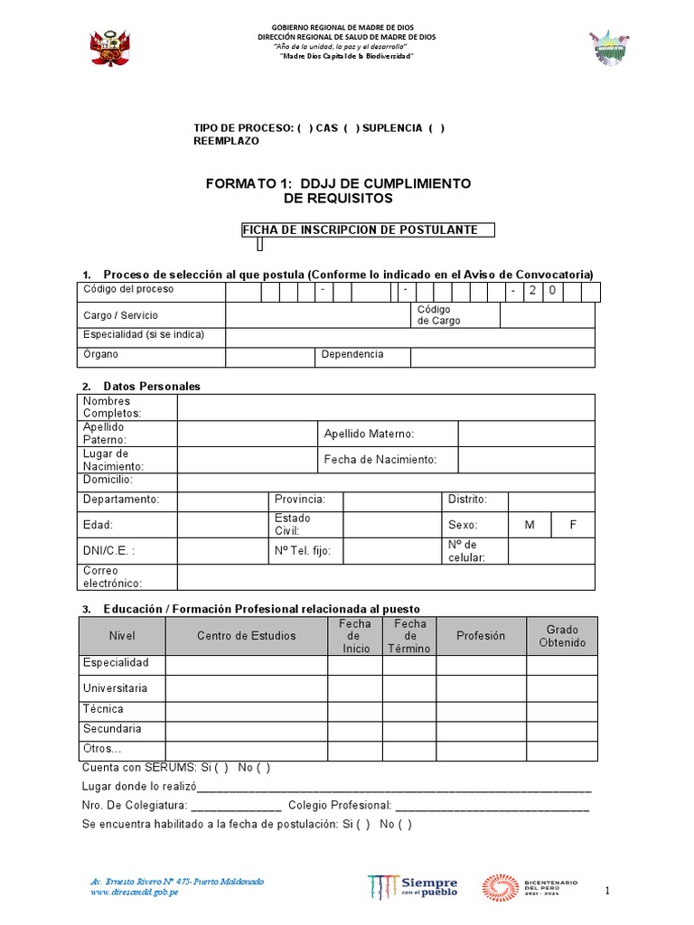 Formatos de Convocatorias | PDF
