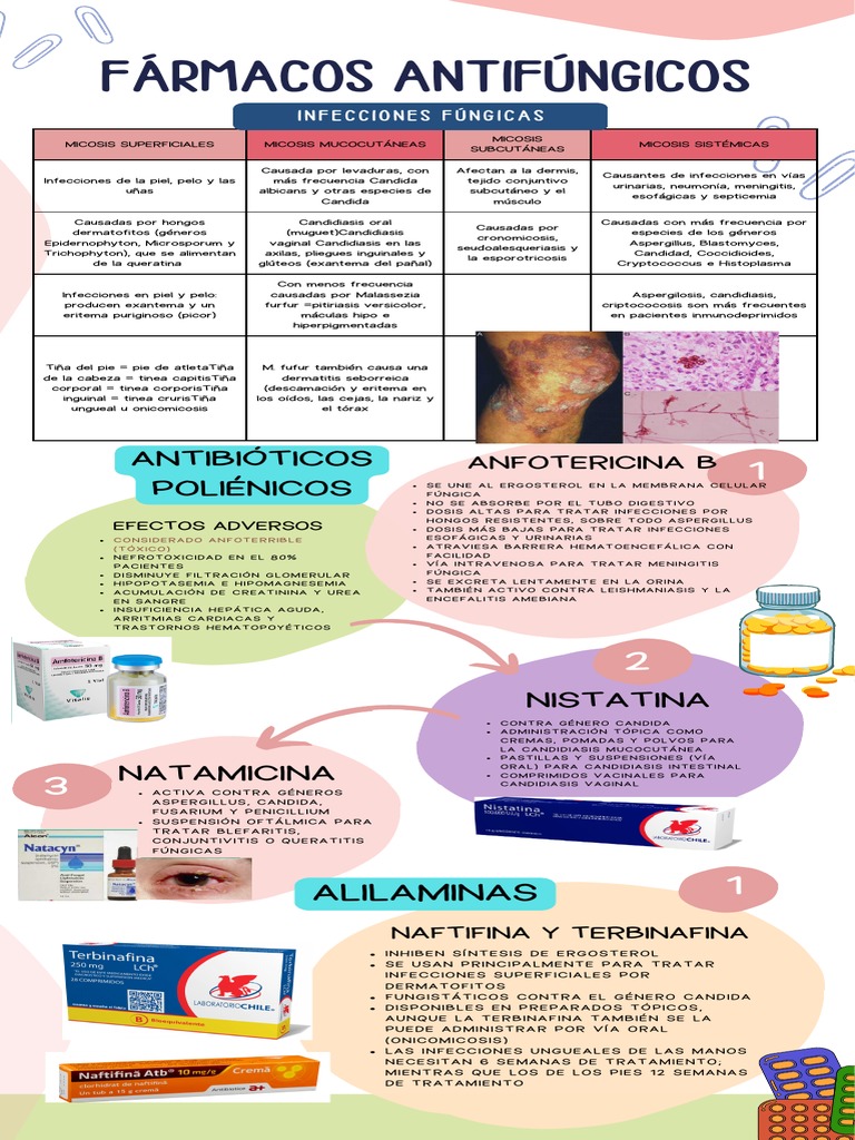 ANTIFÚNGICOS | PDF | Candidiasis | Especialidades Medicas