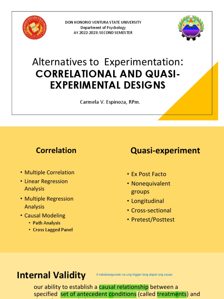 LEC 5 Correlational and Quasi Expe PDF | PDF | Regression Analysis | Linear Regression