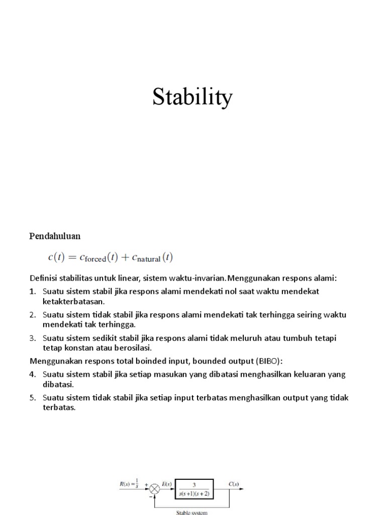 Stability Root Hurwith 2 | PDF
