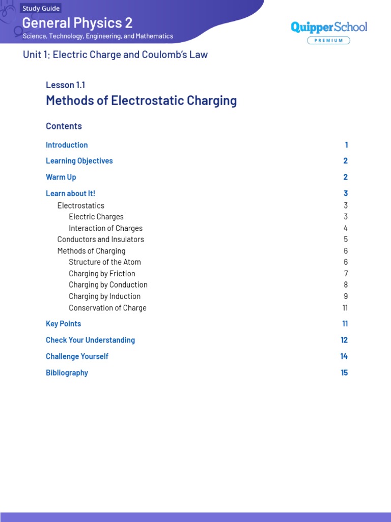 Phy2 11 - 12 Q3 0101 FD 1 | Download Free PDF | Electric Charge ...