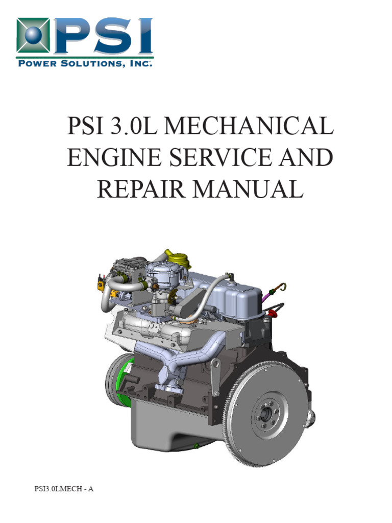 Motor Psi 3.0 GM PDF | PDF | Internal Combustion Engine | Distributor